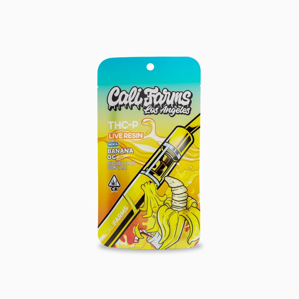 Califarms THC-B Vape – Banana OG Flavor, 1ml Disposable