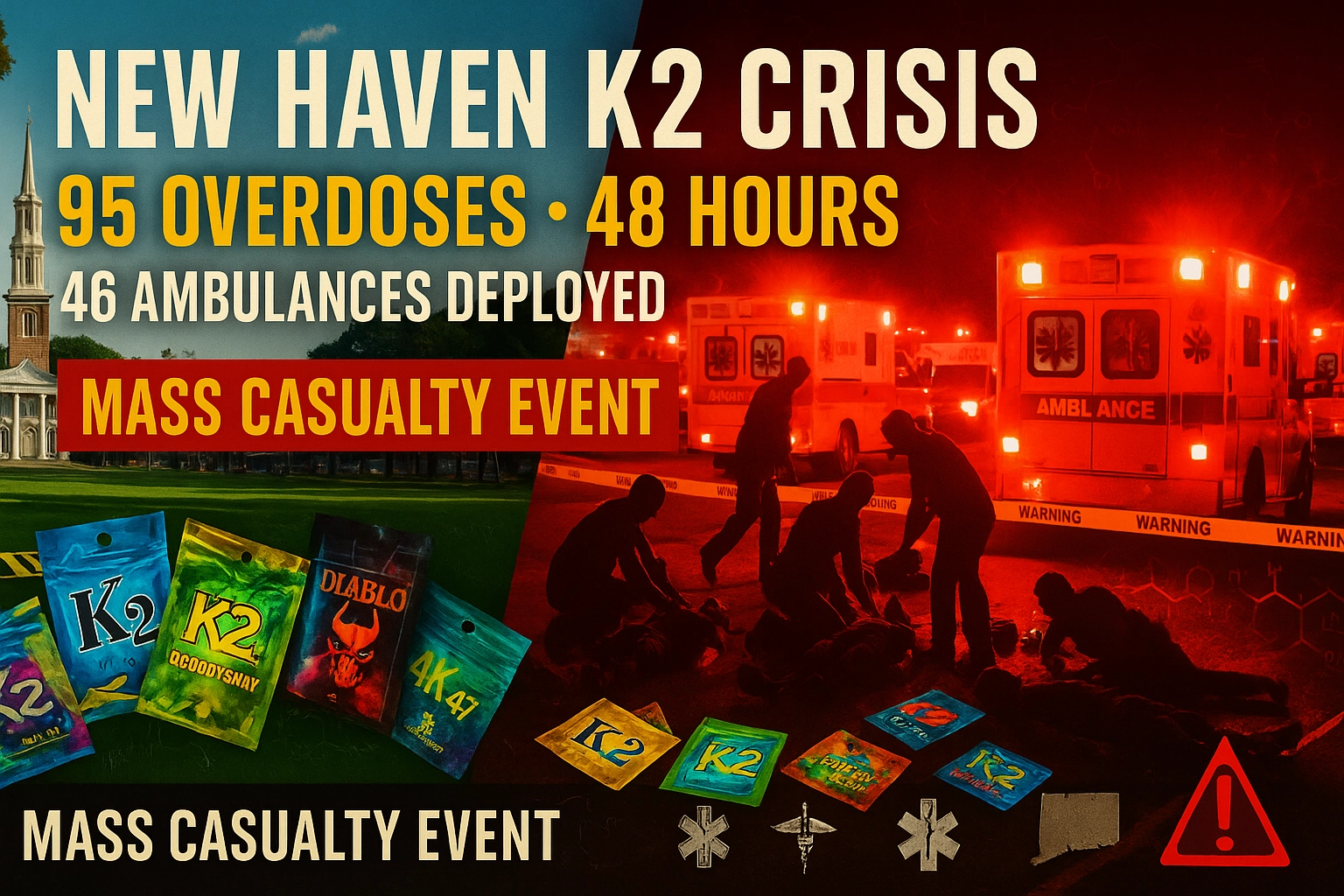 K2 Drug Crisis 2025: New Haven Mass Overdose Analysis